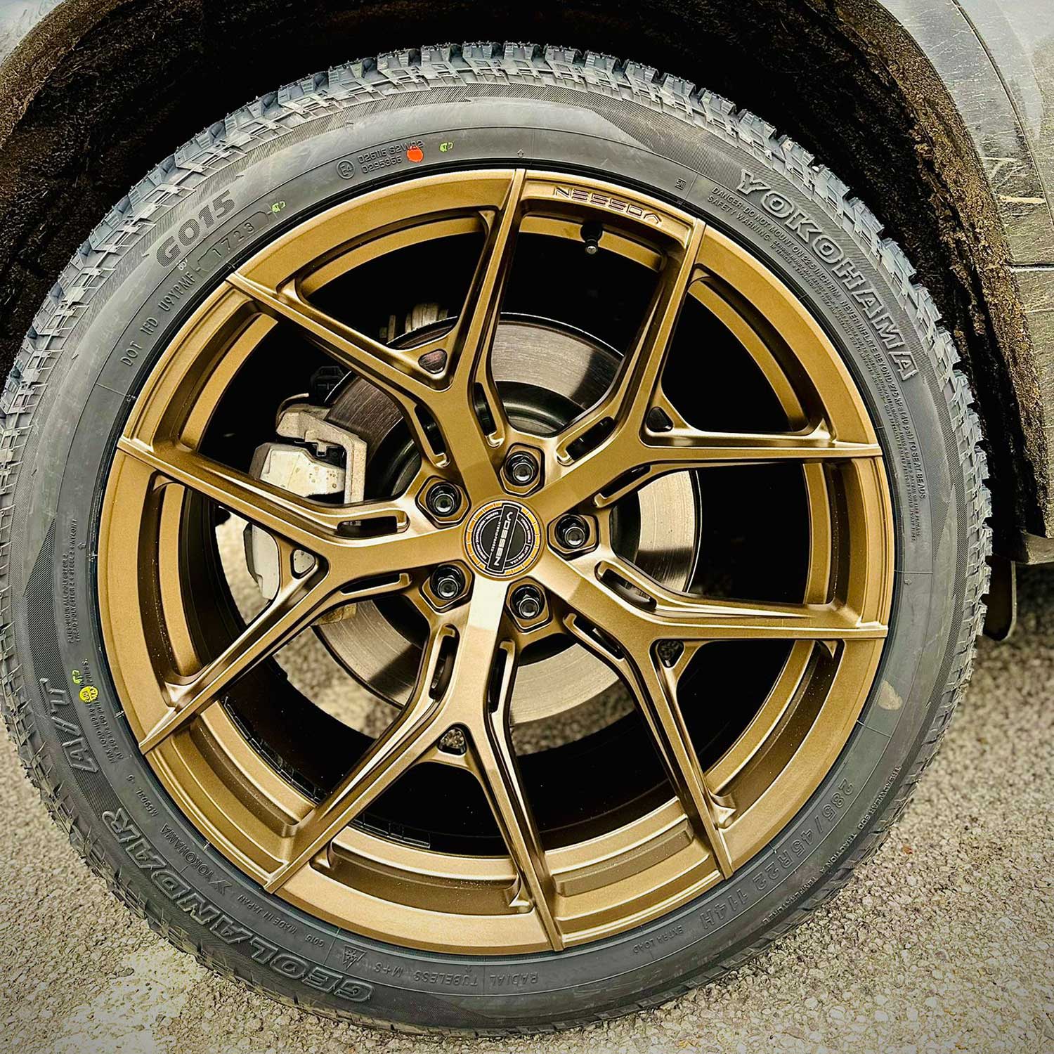 Yokohama All terrain Tyres and Vossen Wheels for 2023 Land Rover ...